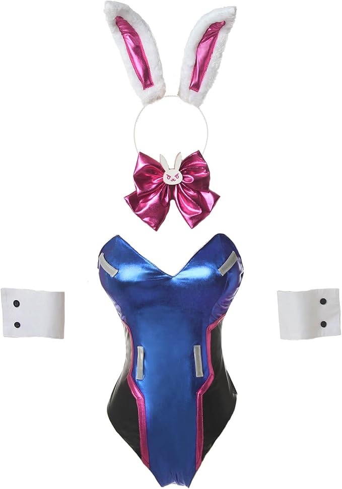 Amazon.com: Nuoqi Dva Cosplay Costume - Hana Song Dva Bunny Girl ...