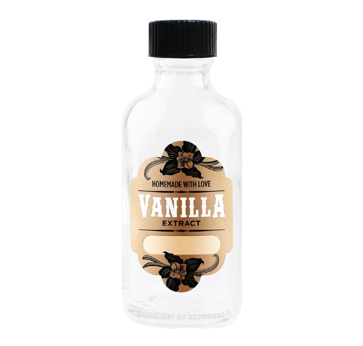 Amazon.com: Homemade Vanilla Extract Label for 2 oz Boston Round ...