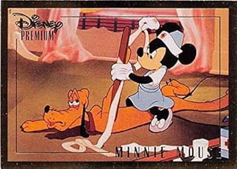 Pluto Minnie Mouse trading card Disney Premium Gold 1995#13 First ...