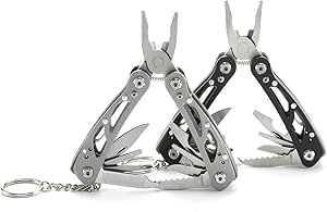 Multi-Tool with Pocket Clip, Pocket Multitool Mini Pliers With Knife ...