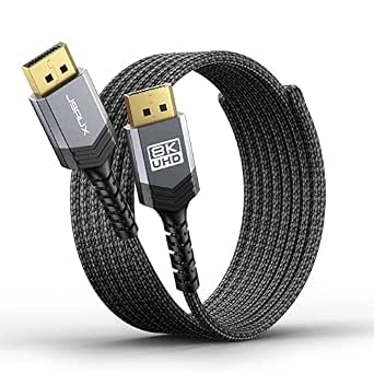 Amazon.com: JSAUX DisplayPort Cable 1.4 10ft, 8K DP Cable | 8K@60Hz, 4K ...