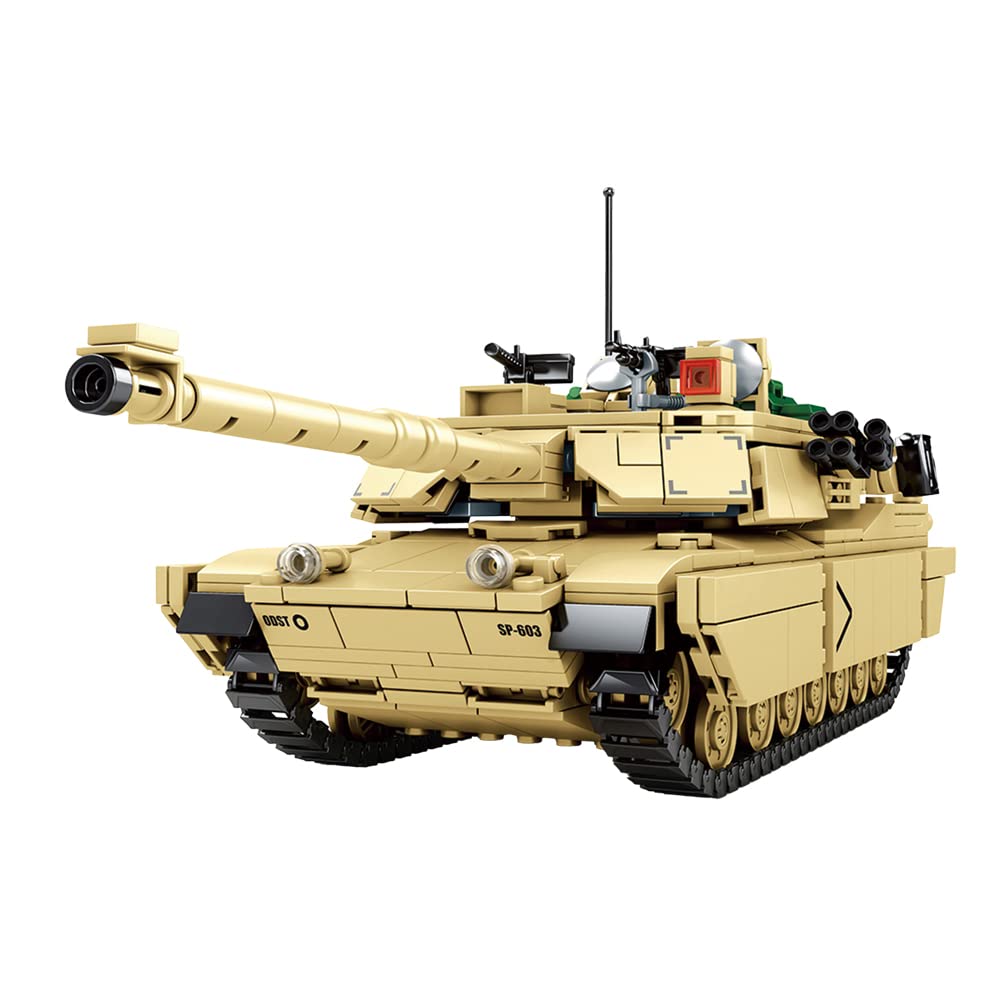 Buy BOOLAKOS M1A2 Abrams Tank Building Block, Main Battle Tank Army ...