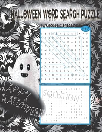 HALLOWEEN WORDS SEARCH: ADULTS AND TEENS WORDS SEARCH PUZZLE BOOK LARGE ...