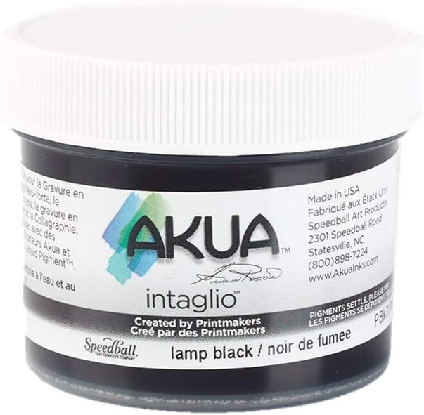 Amazon.com: Akua Intaglio Ink, 2 oz, Lamp Black