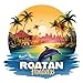 Amazon.com: Roatan Honduras Design B Souvenir Vinyl Decal Sticker 2-Inch