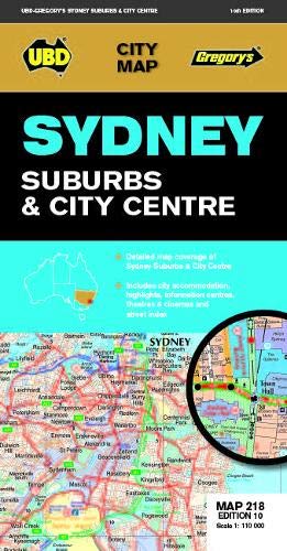Buy Sydney Suburbs & City Centre Map 218 10th ed (City Map) Book Online ...