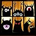 Amazon.com: Halloween Window clings Halloween Monster Window ...
