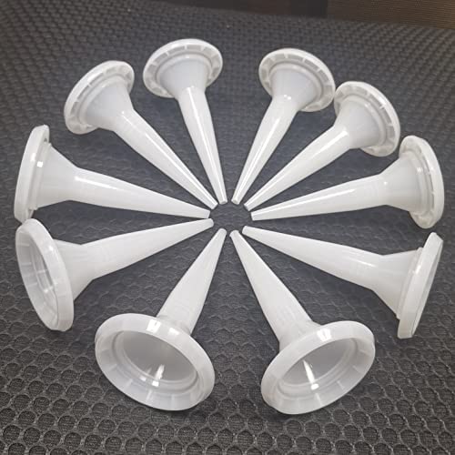 10pcs Plastic Caulking Gun extender Caulk Nozzle Tip Tool for Sausage ...