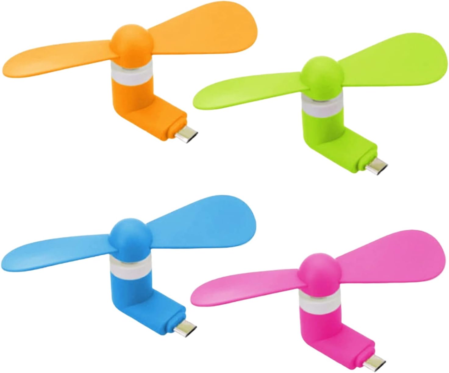 Amazon.com: Sokelinn-six Type C Phone Fan, Mini USB C Cooling Hand Fans ...