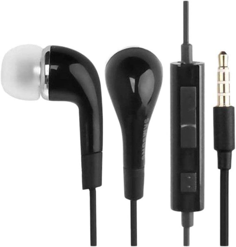 Samsung Original EHS64 Wired in Ear Earphones with Mic, Black : Amazon ...