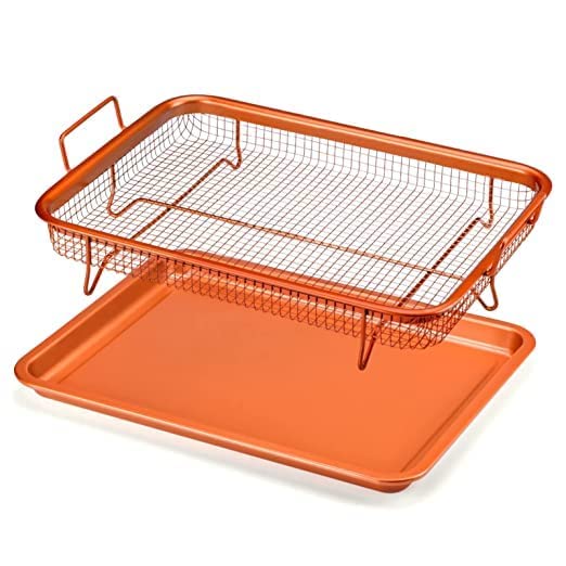 Buy ZAEGO Kitchen Deep-Fried Food Drain Basin Rectangle Crispy Tray ...