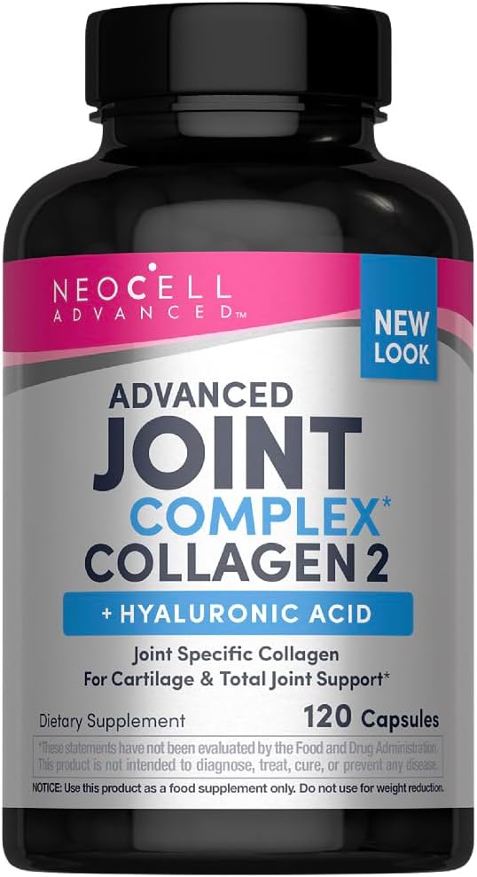 Amazon.com: NeoCell Advanced Joint Collagen Complex Supplement | 120 ...