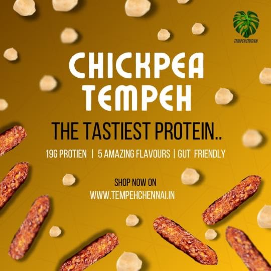 TEMPEHCHENNAI Chickpea Tempeh Storm Of 4 Flavours Each- Veg/Vegan ...