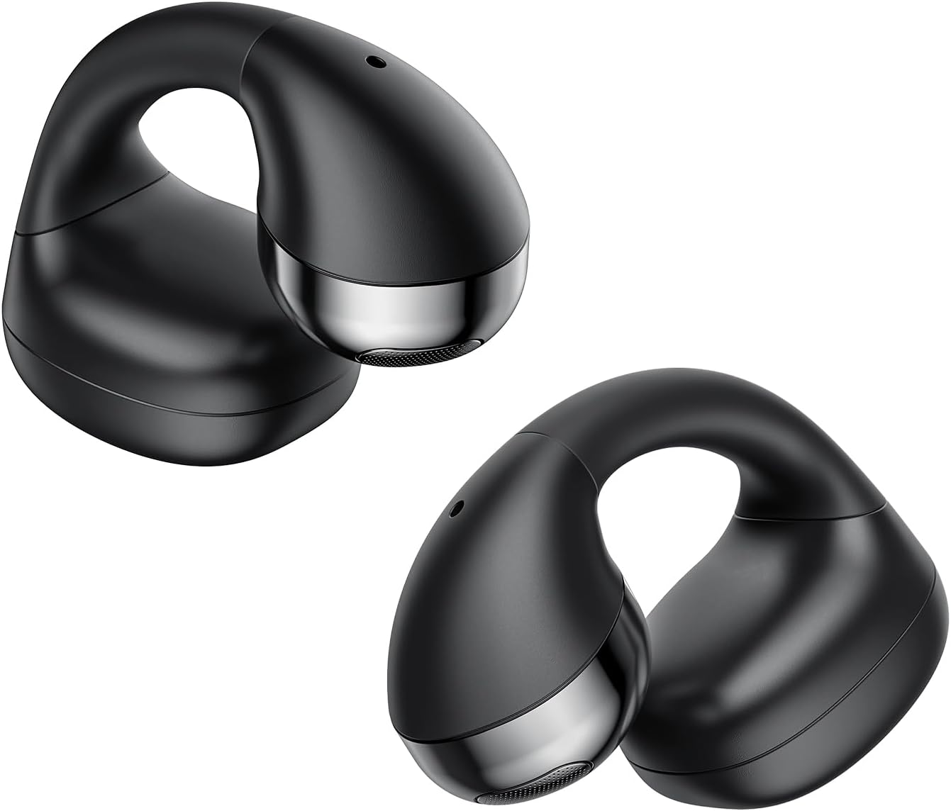 Amazon.com: PSIER Open Ear Headphones, 30H Playtime Flexible Ear Clip ...
