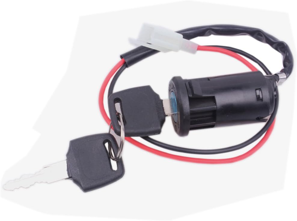 Amazon.com: WEIYINGSI Ignition Key Switch Lock 2 Wire Electrical ...