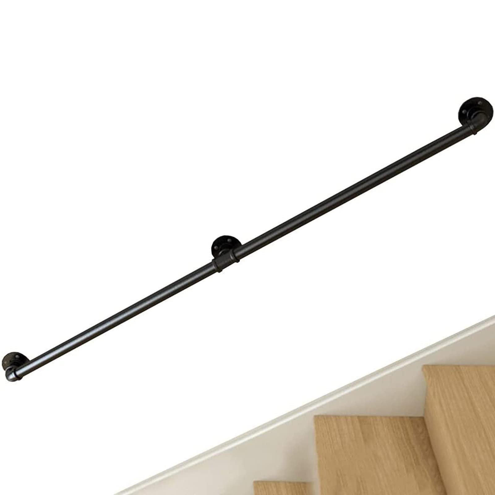 Buy ZCJH Stair railing Handrail Kit Professional Industrial Wrought ...