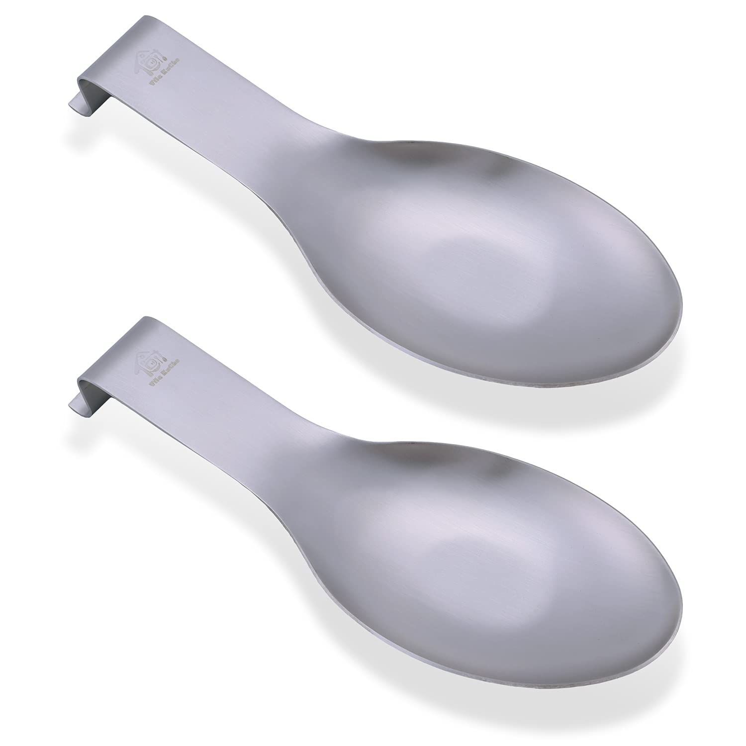 Amazon.com: Vila KuChe Stainless Steel Spoon Rest for Kitchen Spoon ...