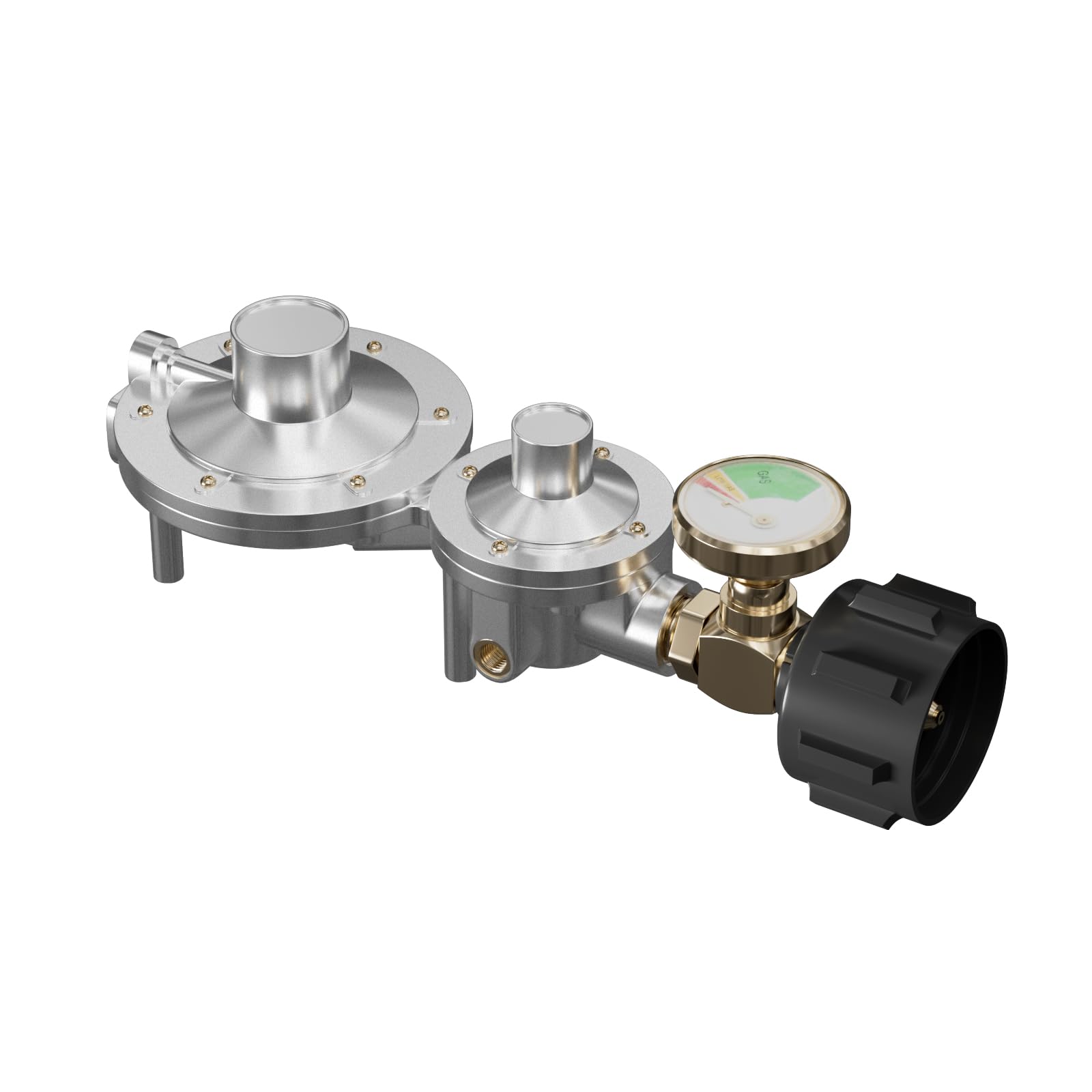 Snapklik.com : GLOWYE 2-Stage Horizontal Propane Regulator
