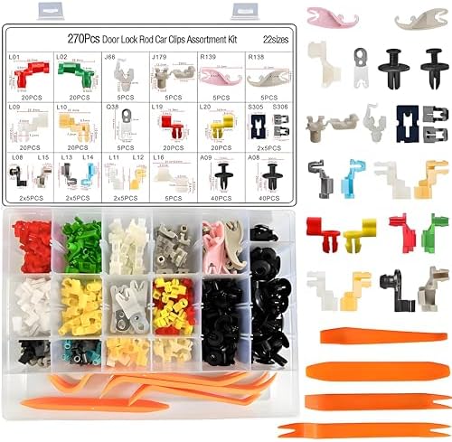 Amazon.com: Dorman 75450 Door Lock Rod Clips Compatible with Select ...