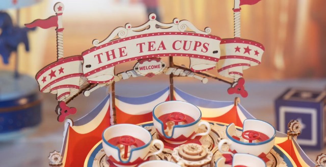 Watch Wowood Spinning Teacup DIY Kits for Adults on Amazon Live