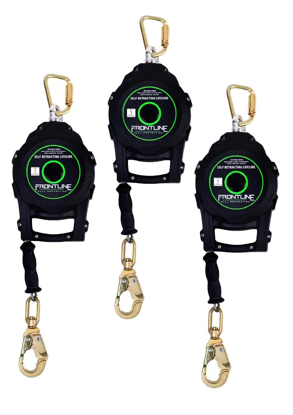 Frontline RPGC50 Cable Single Leg 50ft SRL with Steel Snap Hook End ...