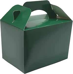 Lotus 10-Pack Forest Green Party Boxes for Kids - Perfect for Birthdays ...