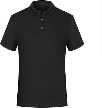 Men's Holiday Regular Fit Cartoon Print Polo Shirt Performance Collared ...