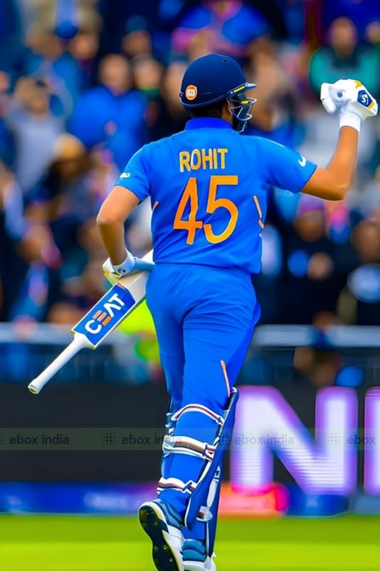 Poster of Rohit Sharma Cricketer, Rohit Sharma Posters for Room Wall ...
