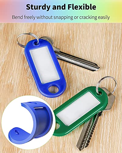 Snapklik.com : Uniclife 40 Pack Tough Plastic Key Tags