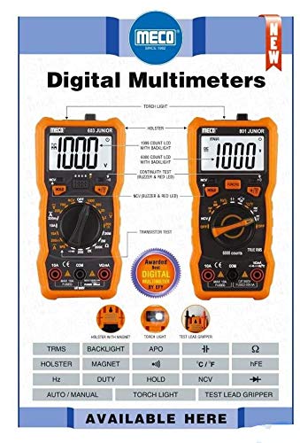 Meco Digital Hand Held Multimeter : Amazon.in: Industrial & Scientific