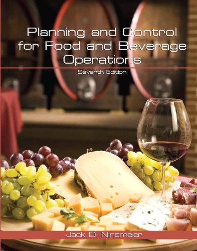 Planning and Control for Food and Beverage Operations with Answer Sheet ...