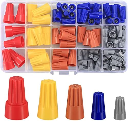 180Pcs Electrical Wire Connectors Screw Terminals Electrical Wire ...