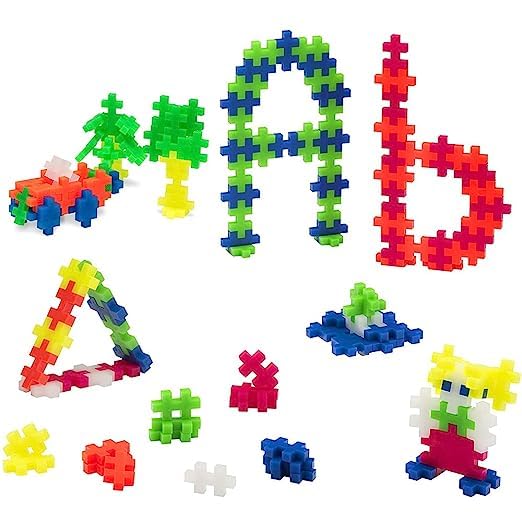 Buy RAGISHA 500 Pieces Construction Building Plus Toys, Steam Fidget ...