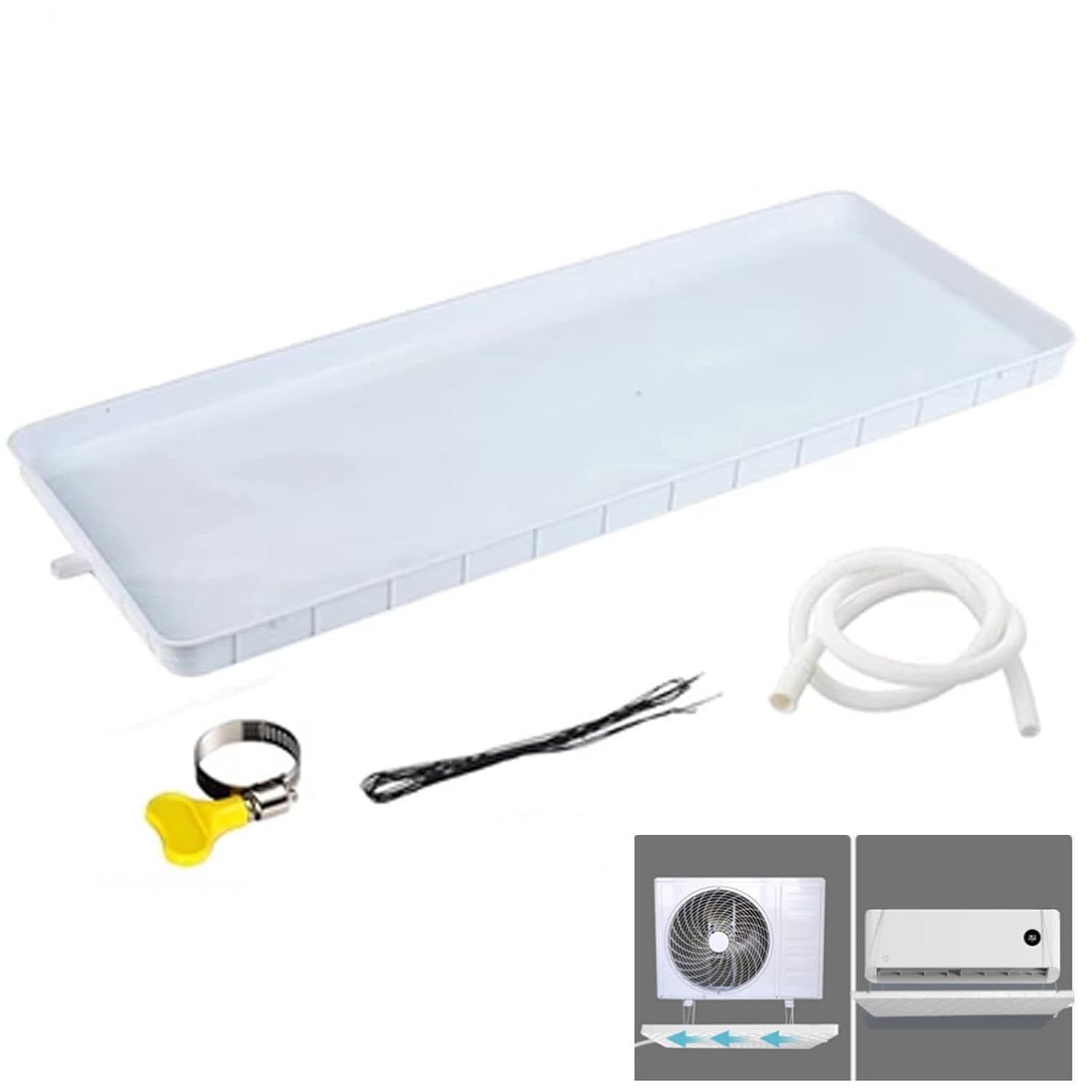 Air Conditioner Drip Pan, Air Conditioner Internal And External Unit ...