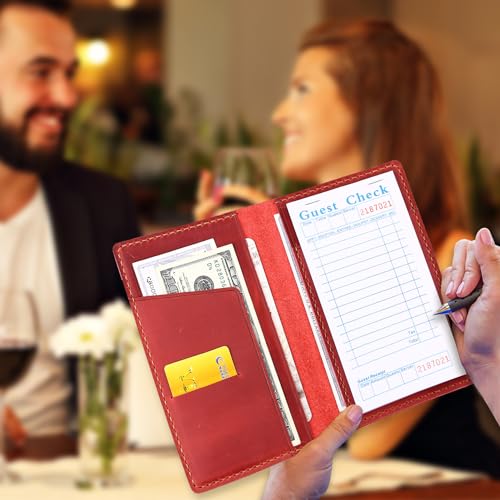 Snapklik.com : Fasjosma Server Books For Waitress,Leather Restaurant ...