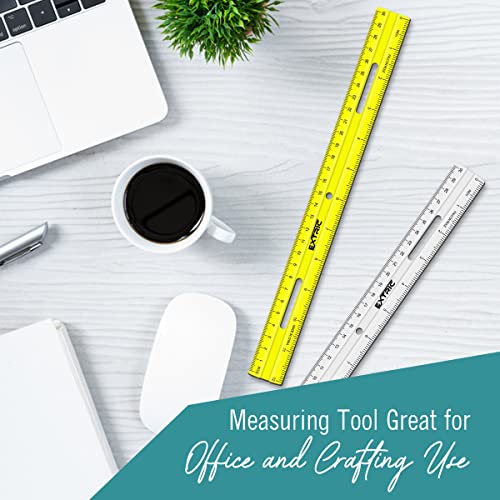 Snapklik.com : Rulers For Kids, 12 Inch Clear Ruler - Assorted Colors ...