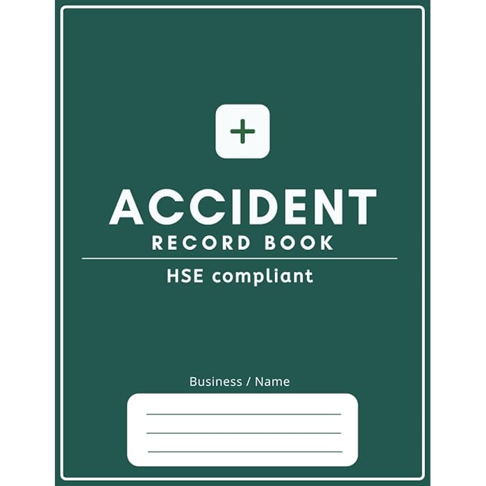 Buy Accident Record Book - HSE compliant Accident & Incident Report Log ...