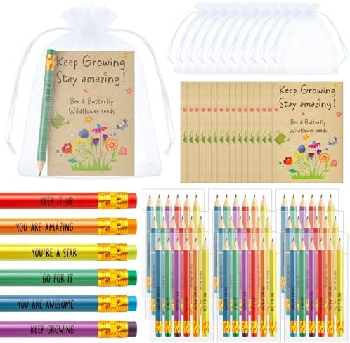 Tenare 30 Pack Teacher to Student Gifts Flower Seed Packets (No Seeds ...