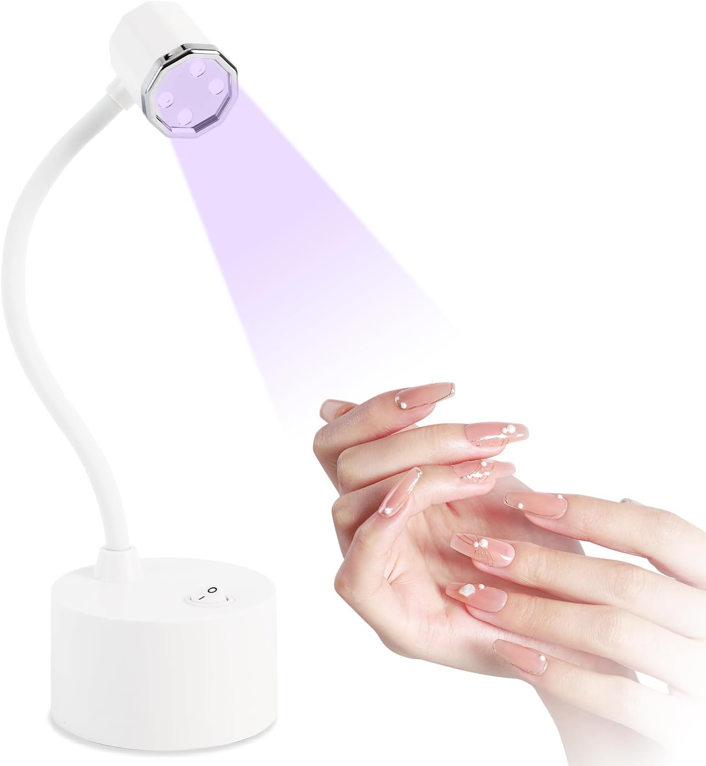 Amazon.com: U V Nail Lamp, 27W Rechargeable U V Light for Gel Nails ...