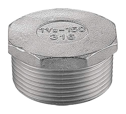 Hex Plug, 3/4 In, Threaded, 316 SS: Threaded Pipe Fittings: Amazon.com ...