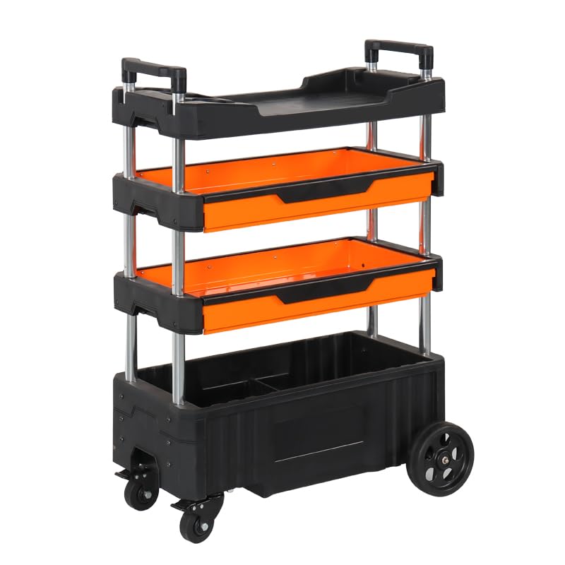 Snapklik.com : TANKSTORM Multi-Layer Foldable Cart