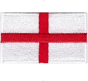 Amazon.com: Ruoming 1 PCS England Flag Patches Iron On or Sew On ...