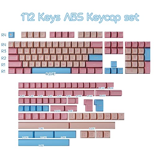 JakeTsai Circus Keycaps,172 Keys SA Profile Double Shot Keycaps Set ...