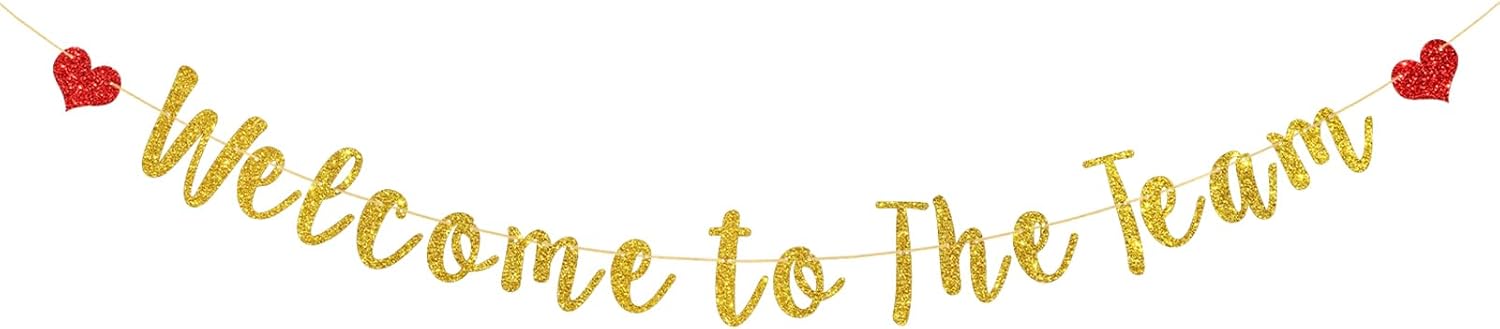 Amazon.com: Welcome to The Team Banner, New Apprentice, New Colleague ...