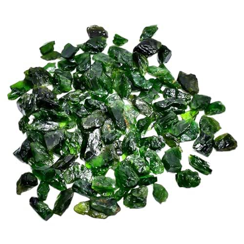 Amazon.com: GEMKORA 50 carats Raw Chrome Diopside Rough Gemstone ...
