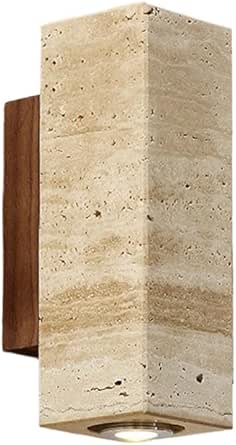 Amazon.com: SIYANE Natural Stone Wall Sconce Marble Lighting Fixture ...