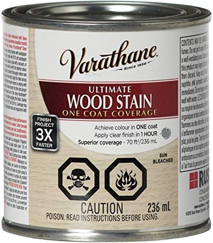 Varathane Ultimate Oil-Based Interior Wood Stain in Sun Bleached, 236 ...
