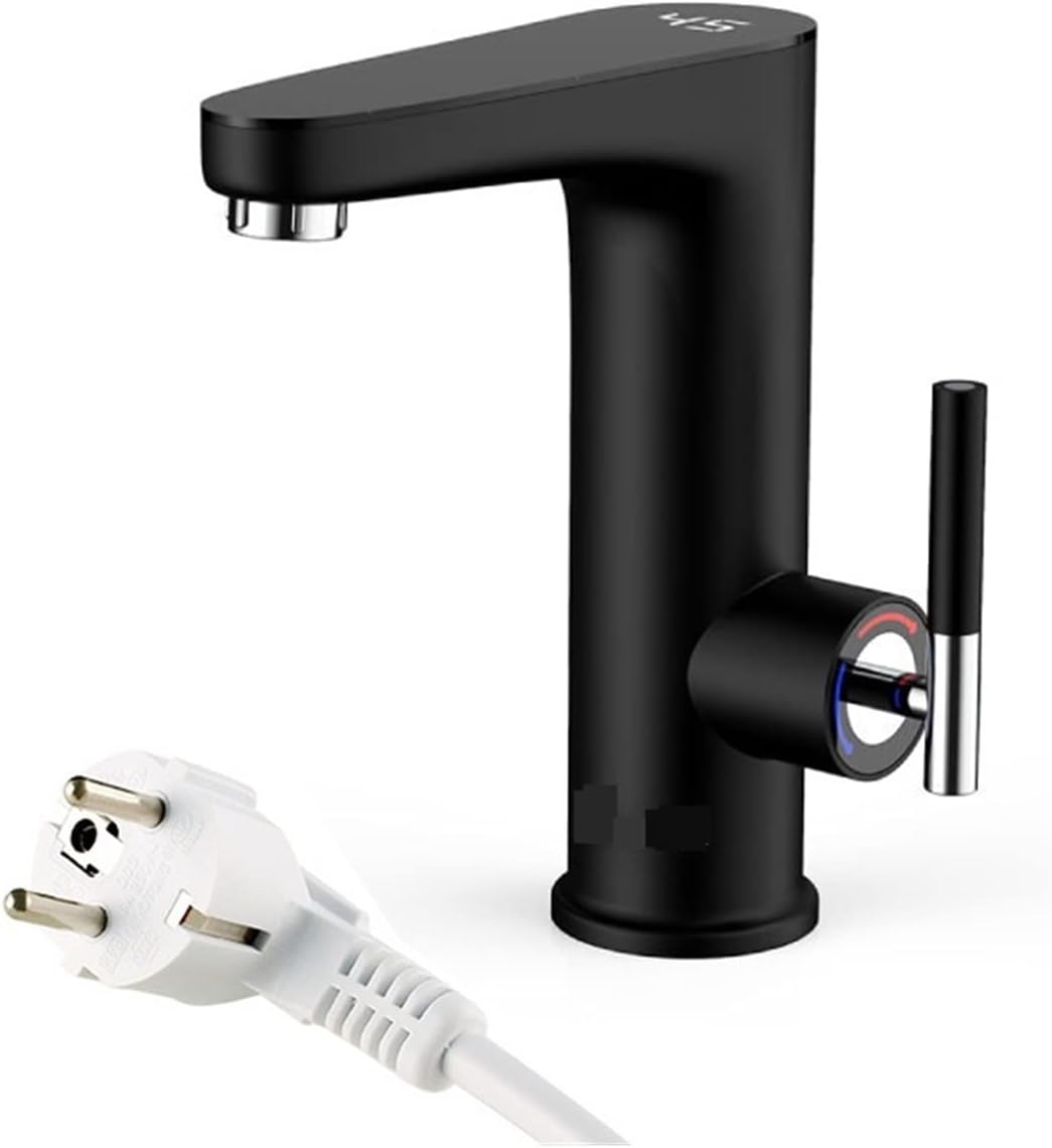 TEAYOC Water Heater Basin Faucet 2 in 1 Cold and Hot Water Taps ...