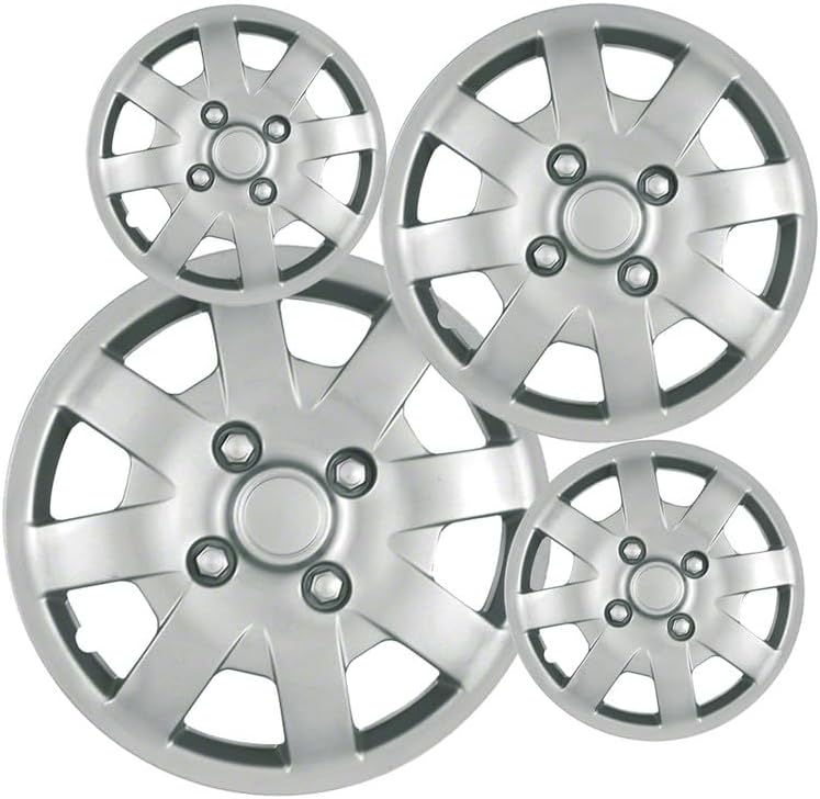 Amazon.com: Fuel Rider 14 inch Silver ABS Hubcap Wheel Cover for 2000 ...