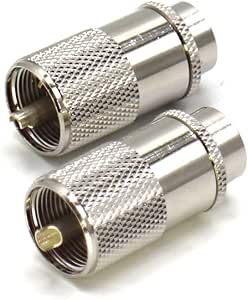 Amazon.co.jp: MP-8D (FB) 2個セット 8D-2V/FB用 M型コネクター ニッケルメッキ : 産業・研究開発用品